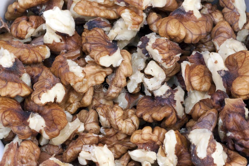 Cracked Walnut stock photo. Image of walnut, vegetable - 10387858