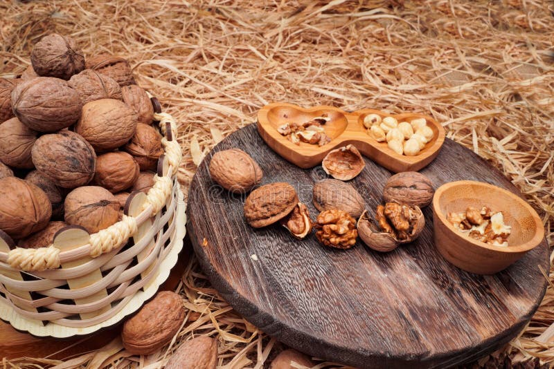 Walnut stock image. Image of black, sachet, breakfast - 253086703