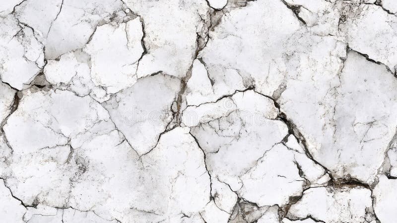 Cracked White Marble Texture Seamless Background Stock Illustration ...