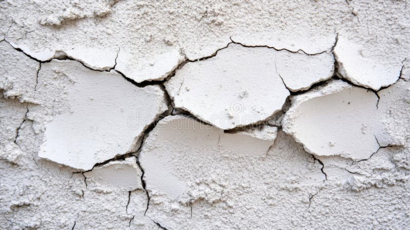 Cracked White Plaster Wall Surface Texture Stock Illustration ...