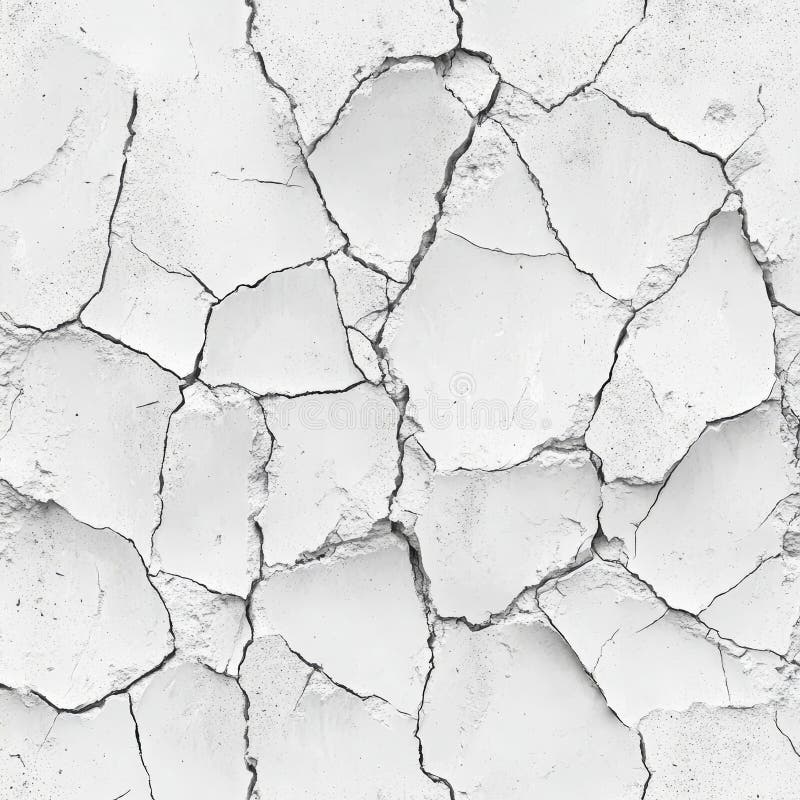 Cracked White Wall Texture. Abstract Background. Vector Illustration. Eps 10 Stock Illustration ...