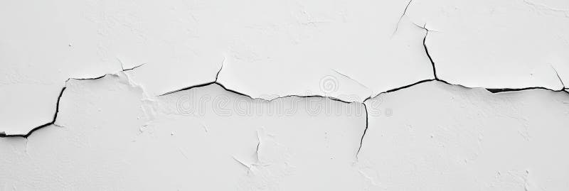 Cracked White Wall Texture for Background Design and Art Projects Stock ...