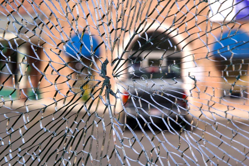 Cracked Window stock photo. Image of webbed, cracked - 95635088