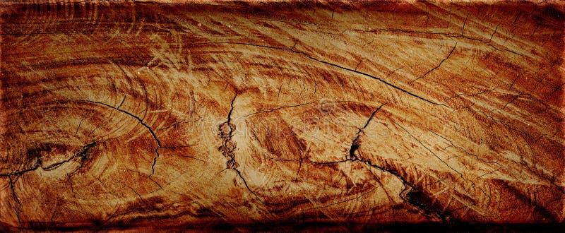 Cracked Wood Board. Old Rustic Red Wood Background, Wooden Surface with ...