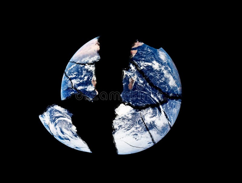 Cracked World stock illustration. Illustration of concept - 11171227