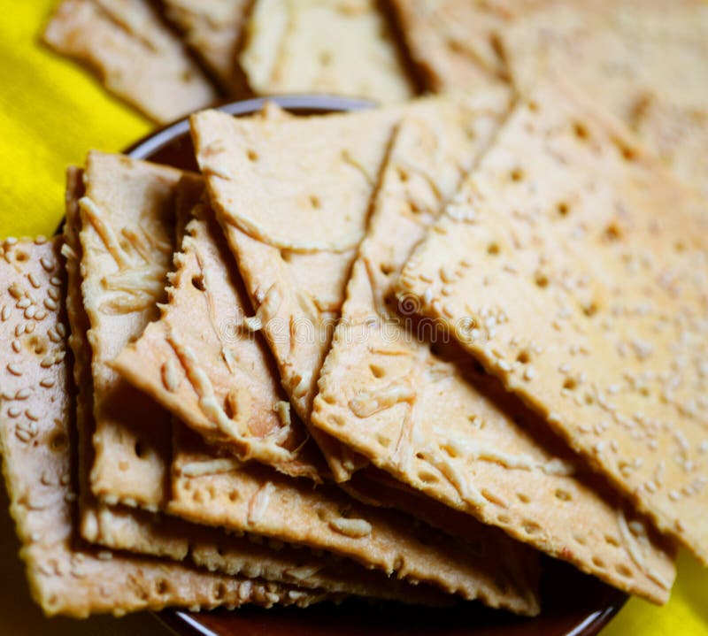Cracker biscuits stock photo. Image of dessert, cake - 27663764