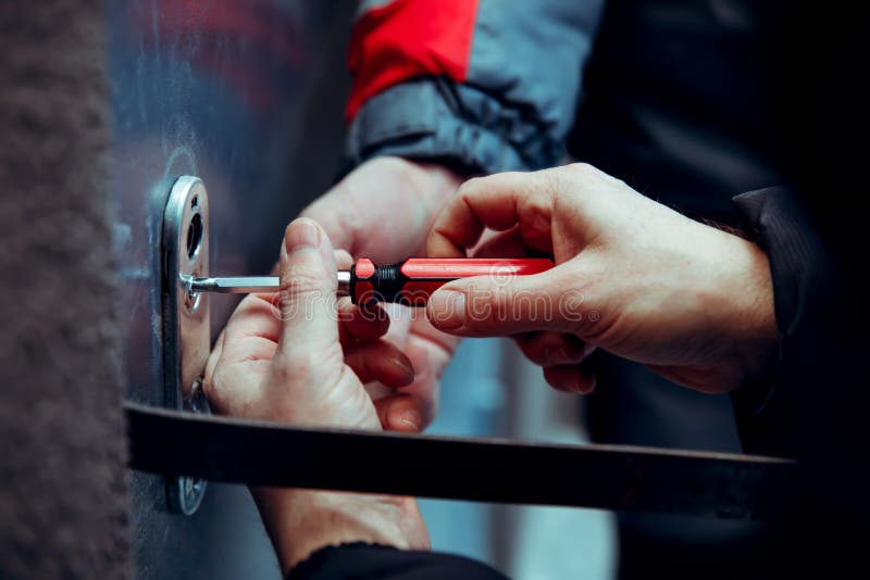 Burglar Breaks Lock Door Stock Photos - Free & Royalty-Free Stock ... Burglar Breaks Lock Door Stock Photos - Free & Royalty-Free Stock ...