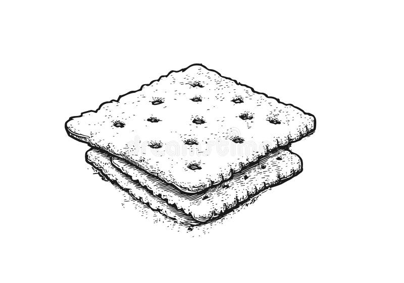 Cracker. Crispy, Vector Illustration. Pop Art. Modern Art Stock Vector ...