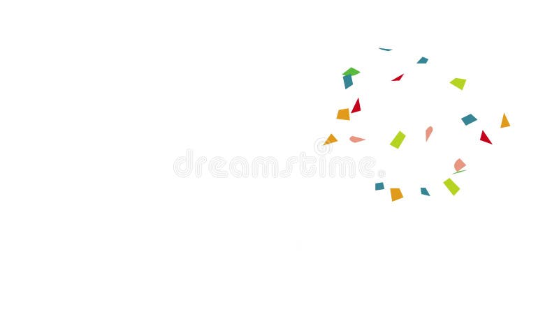 Cracker Party Popper Animation Movie. Green Background for Background ...