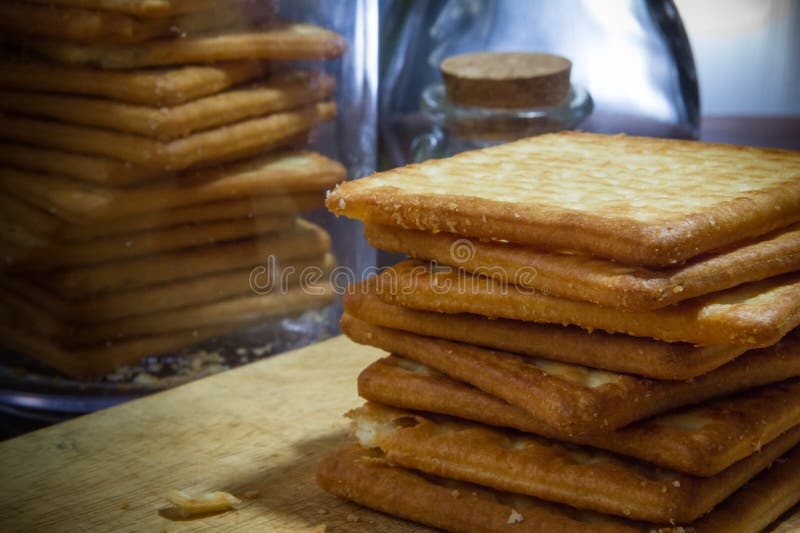 Cracker stock image. Image of yellow, cracker, wheat - 79024149