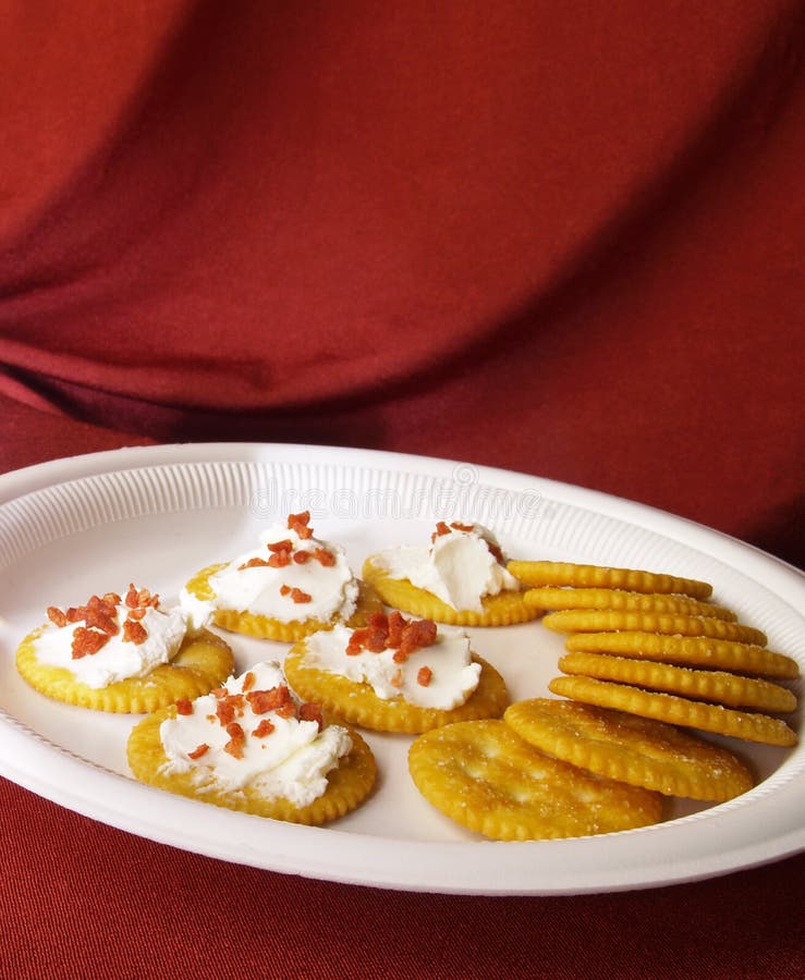 Cracker snacks stock image. Image of appetizers, plate - 2211593