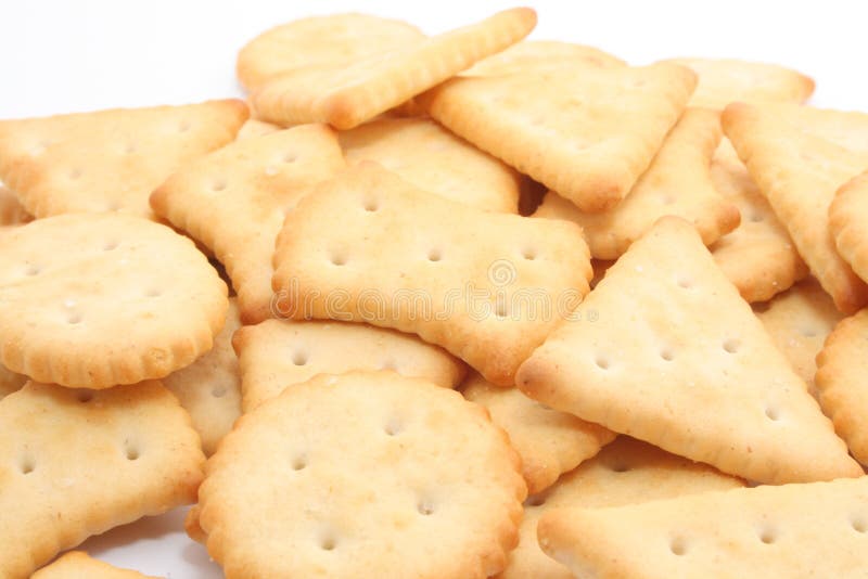 Crackers stock image. Image of cookie, isolated, snack - 14029175