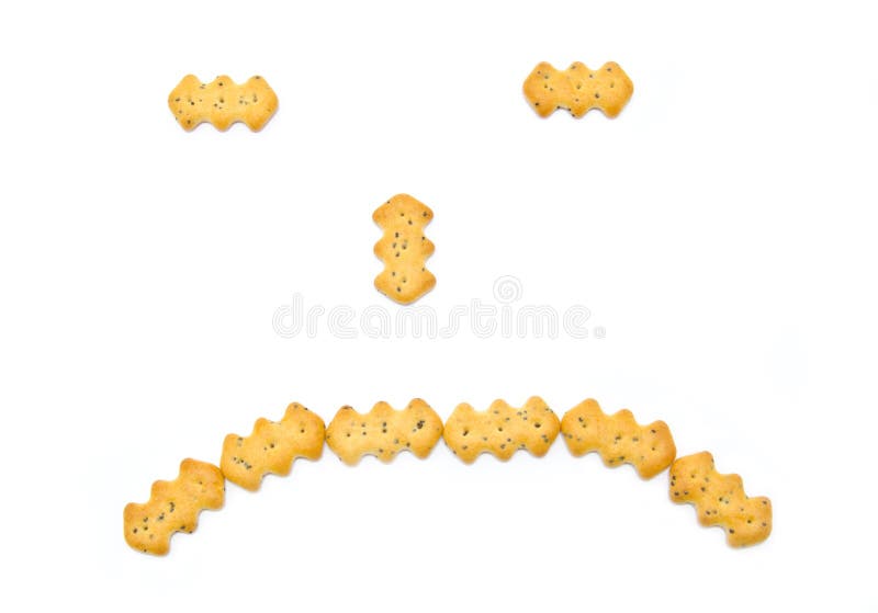 Crackers and biscuits stock photo. Image of face, white - 79689814