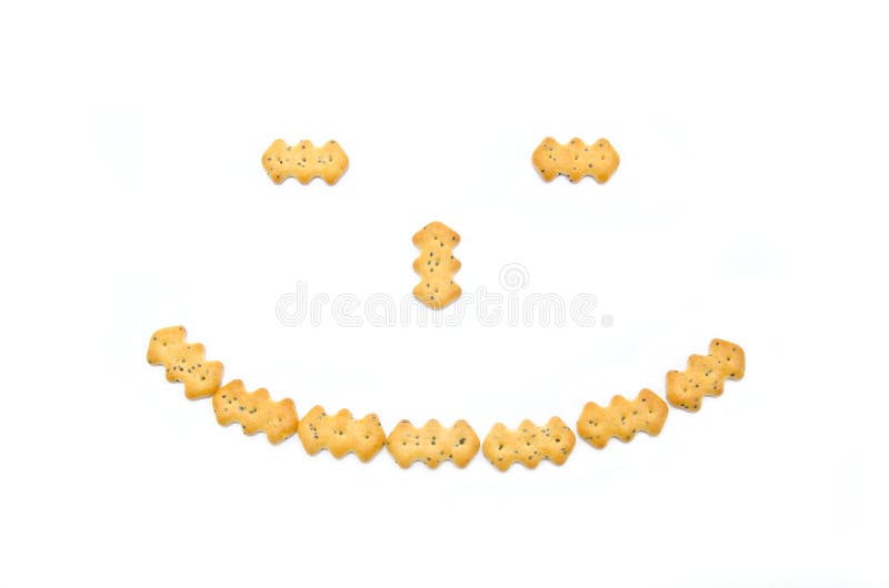 Crackers and biscuits stock image. Image of face, cream - 79690647