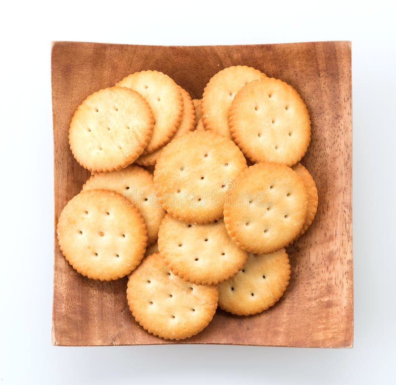 Crackers or biscuits stock image. Image of ritz, round - 85382109