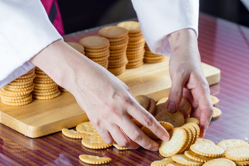 Crackers stock image. Image of cuisine, bread, appetizer - 62717437