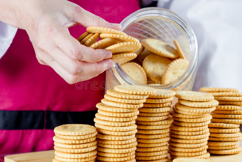 Crackers stock photo. Image of cookie, breakfast, salt - 59907098