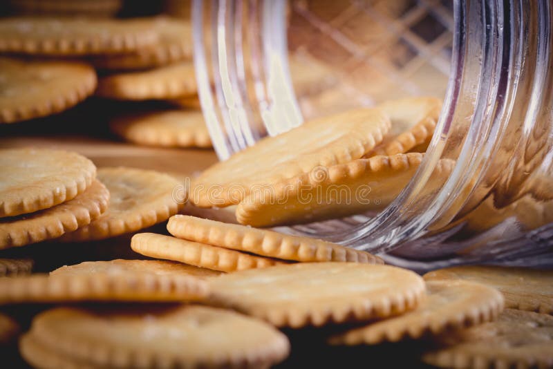 Crackers stock photo. Image of crispy, cuisine, salt - 59907192