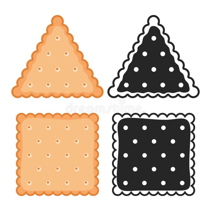 Triangle Cookie Stock Illustrations – 226 Triangle Cookie Stock ...
