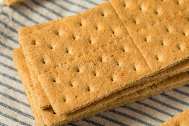 Crackers De Graham Dulce Saludable Foto de archivo - Imagen de revuelto ...