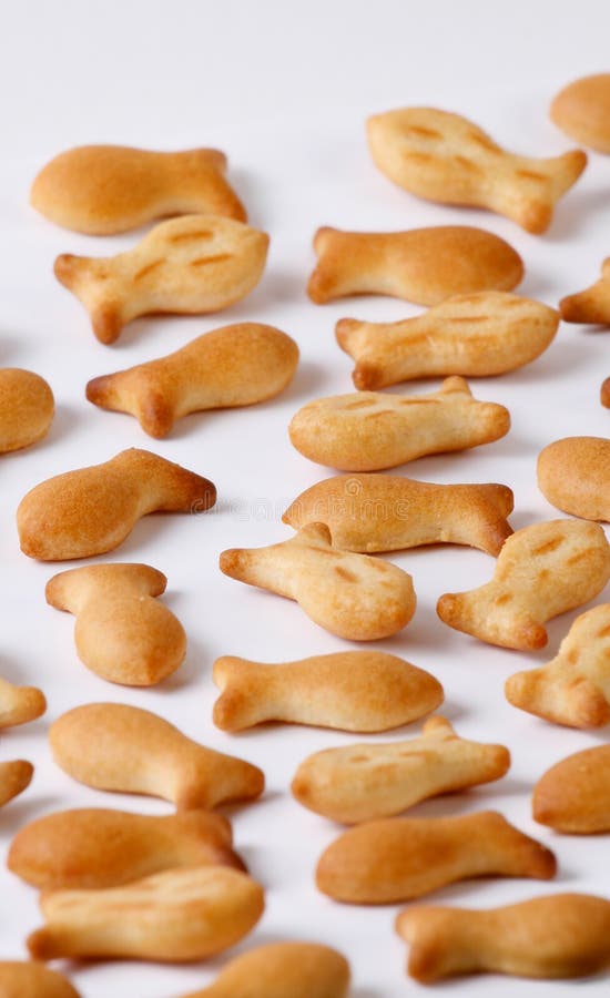 Crackers - fishes stock image. Image of chew, appetizer - 2318441