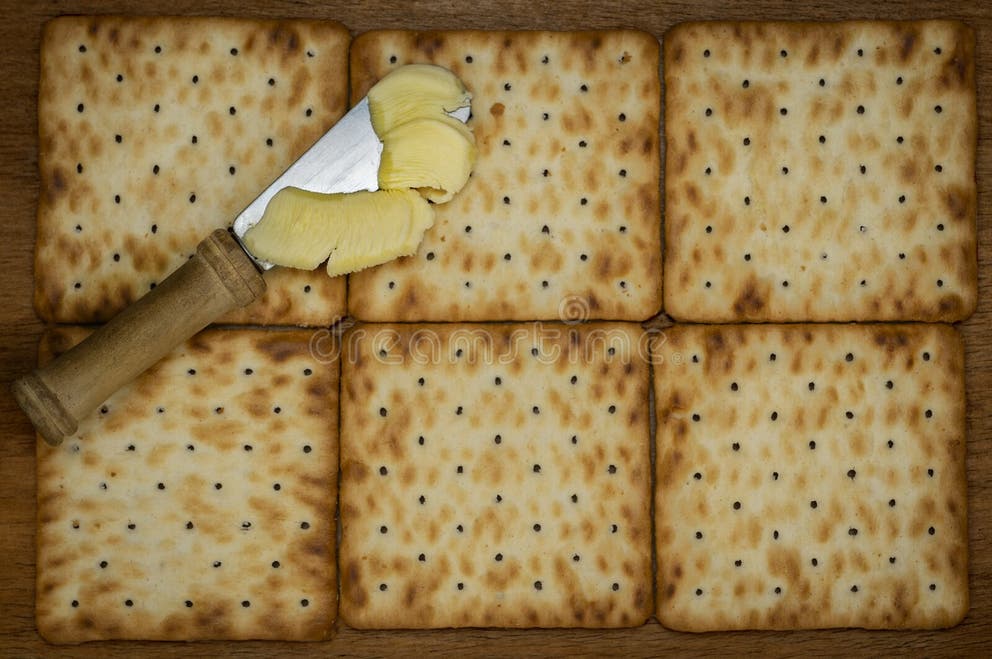 Crackers Forming a Rectangle Stock Image - Image of crispy, crunchy ...