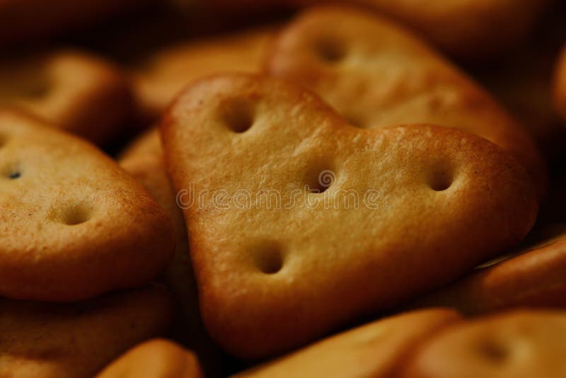 Crackers stock photo. Image of love, horizontal, crispy - 54951268