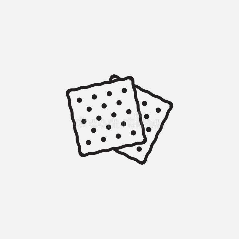 Crackersline in Thin Line Black Color. Flat Simple Vector Symbols ...