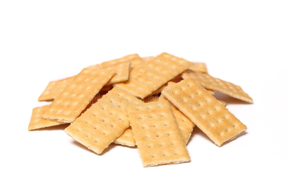 Crackers stock photo. Image of salad, rectangle, white - 83889786