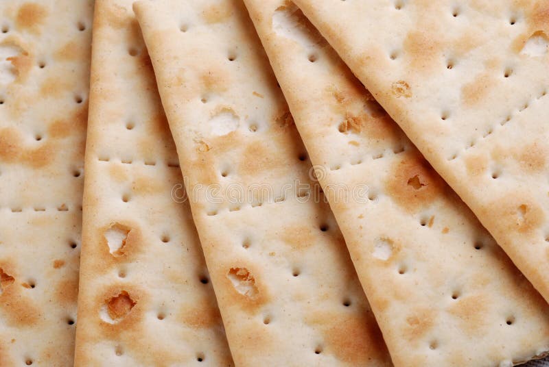 Crackers Photographed Up Close Stock Photo - Image of closeup, salted ...