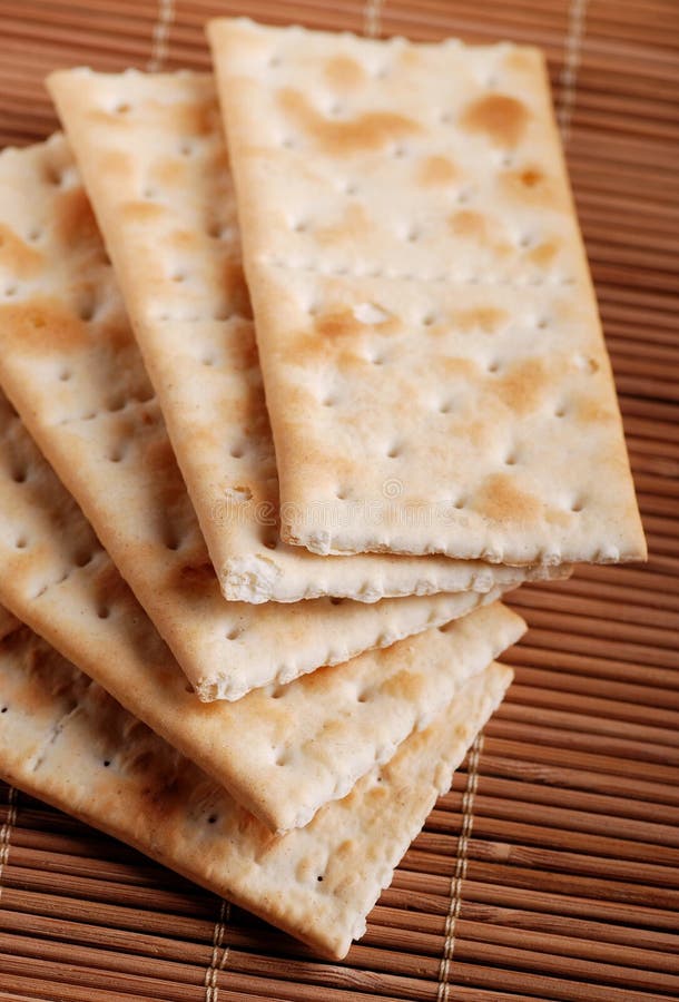 Crackers Photographed Up Close Stock Photo - Image of crunchy, closeup ...