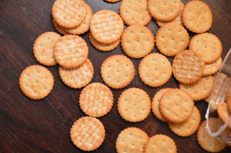 Crackers snack cookies stock image. Image of brown, cookies - 110133415