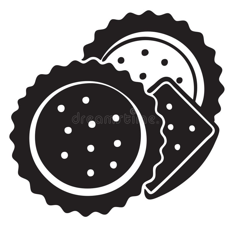 Crackers to satisfy hunger stock vector. Illustration of industry ...