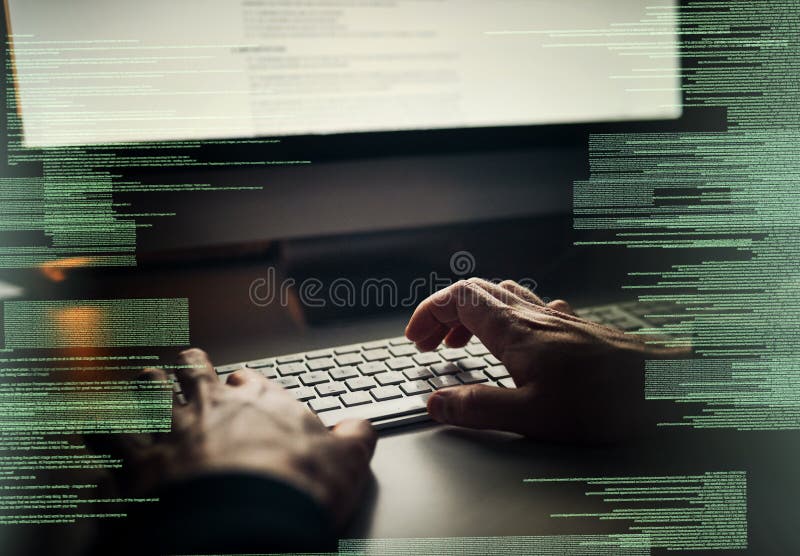 Cracking The Code No Matter The Time An Unrecognizable Hacker Cracking