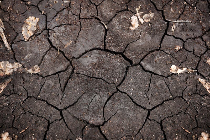 Cracking Mud Surface. Float the Crack of the Ground Stock Photo - Image ...