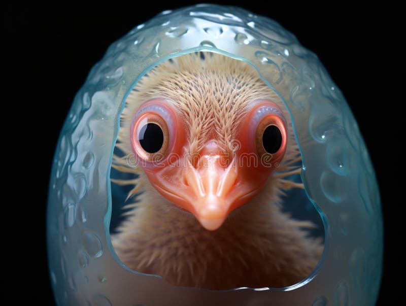 Cracking Opal Scaled Duck Egg, Egg Shaped Cute Opal Stock Illustration ...