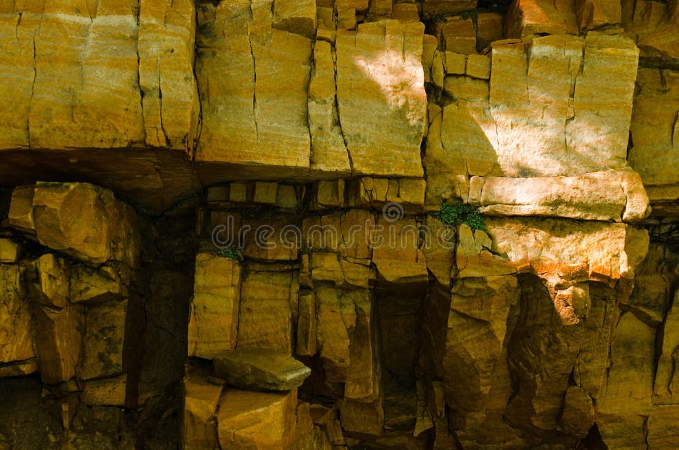 Cracking rocky cliffs stock photo. Image of geology, mountain - 42546428