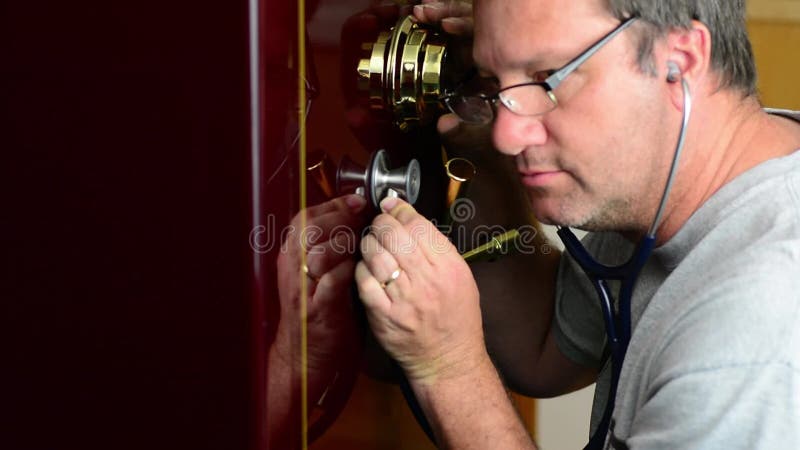 Cracking the safe; 6 stock video. Video of safe, insurance - 347639355