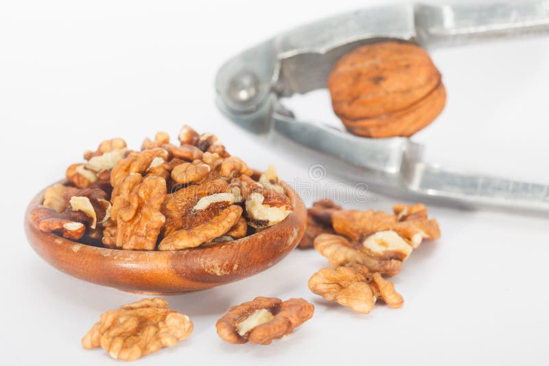 Cracking Walnuts stock photo. Image of detail, walnut - 12799562