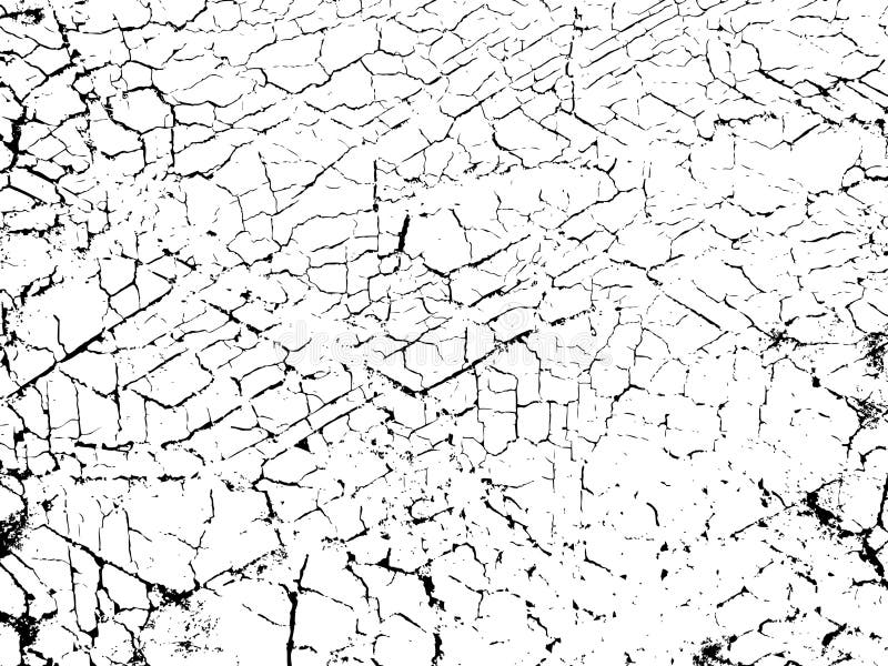 The Cracks Texture White and Black. Stock Vector - Illustration of ...