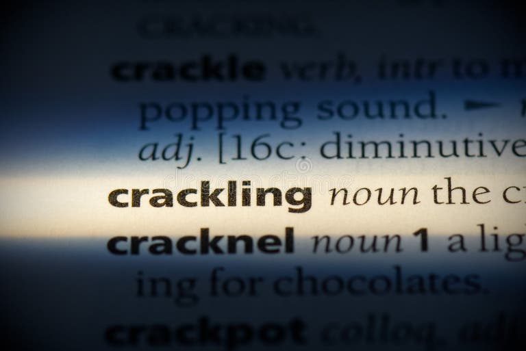 Crackling stock photo. Image of crackling, paper, vocabulary - 161577218