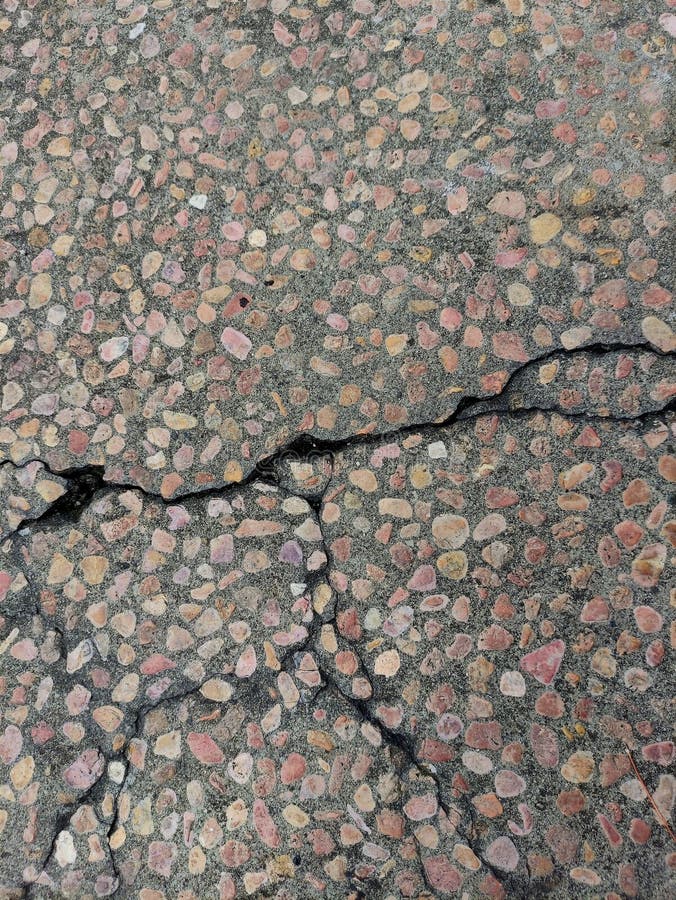 Cracks in the Background of the Stone Floor Stock Photo - Image of ...
