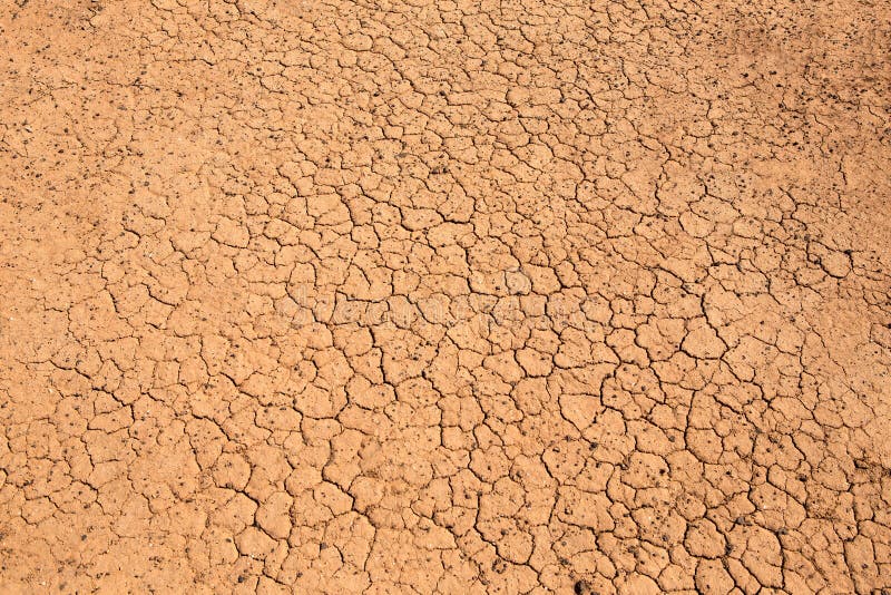 Cracks in the dry soil stock image. Image of global - 130166233