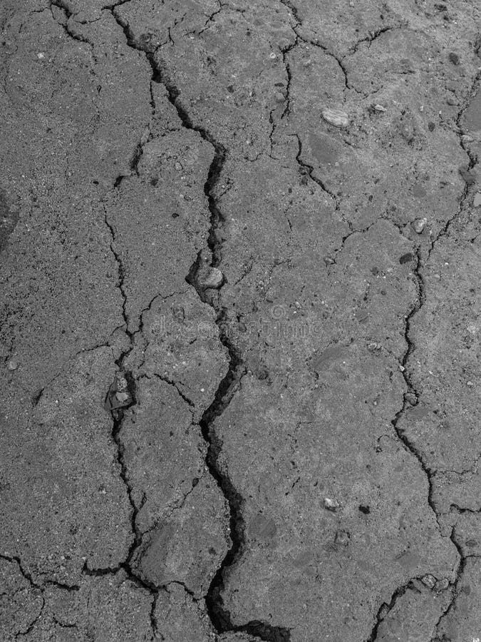 Cracks in Dry and Wet Sand. Stock Photo - Image of broken, cracks: 93573716