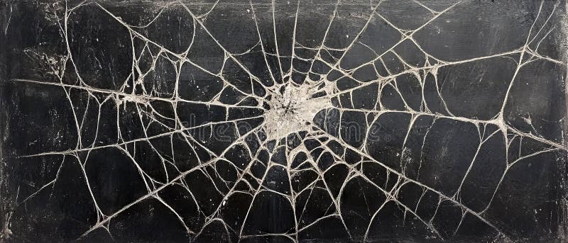 Cracks and Fine Fractures Creating a Spiderweb Texture for Artistic ...