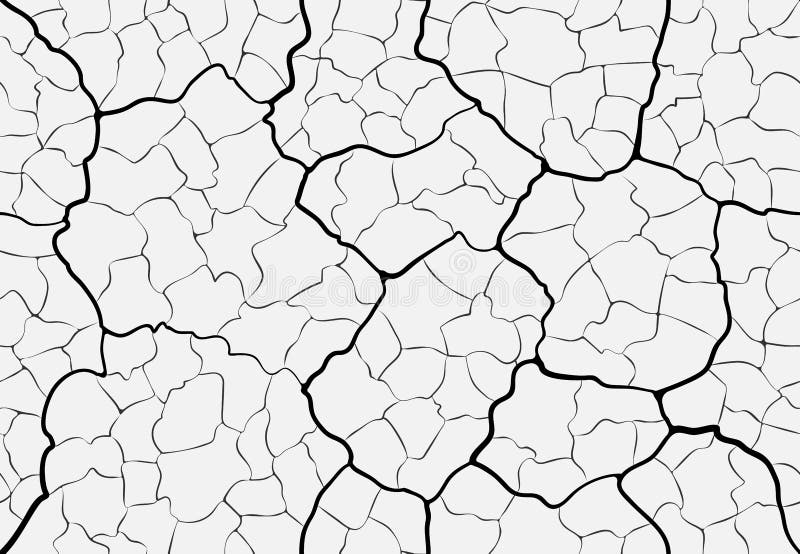Cracks in the Ground Seamless Pattern Stock Vector - Illustration of ...