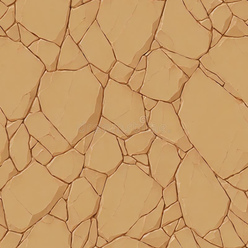 Cracks in the Ground. Seamless Texture Stock Illustration ...