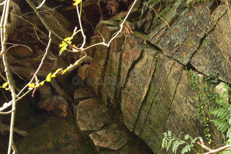 Railing Cracks on the Wall of the House. an Image of a Large, Cracked ...