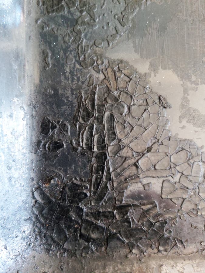 Cracks in the Screen Spider Webbing Out Stock Image - Image of detail ...