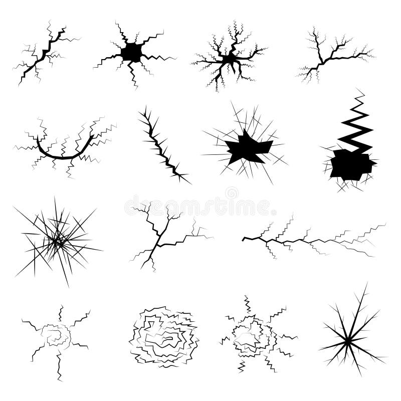 Crack Symbols Stock Illustrations – 1,310 Crack Symbols Stock ...